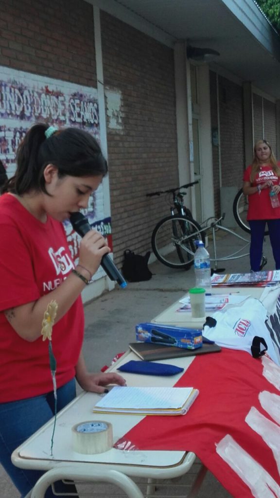 La juventud del MST homenajeó a Romina Ríos a dos años de su femicidio ...
